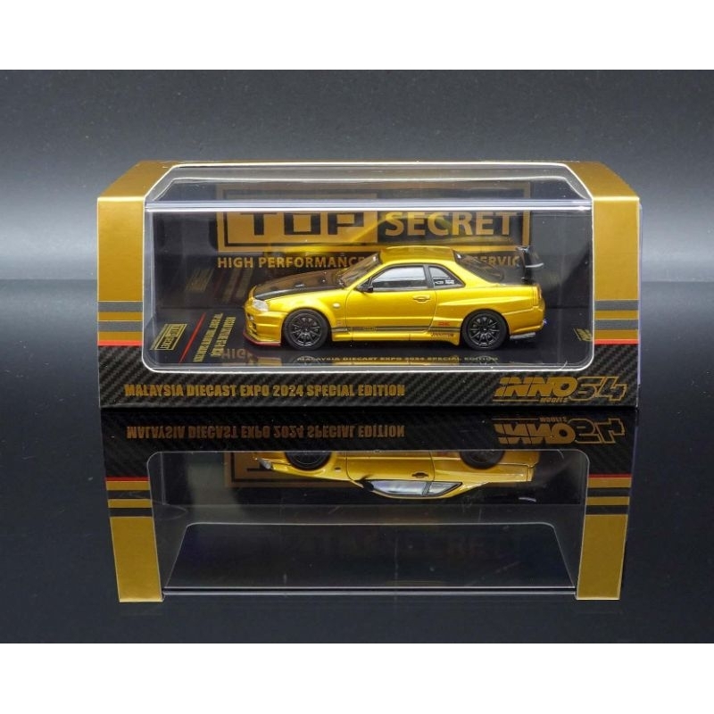 Inno Models Inno64 Nissan Skyline GT-R R34 Top Secret Tokyo Auto Salon ...