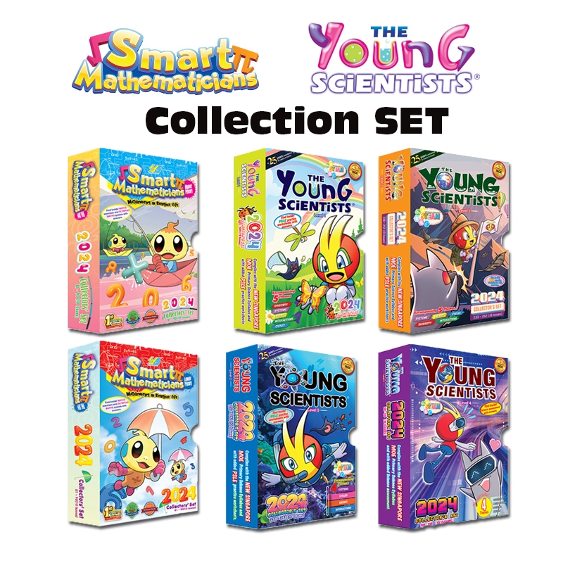 The Young Scientists Level 1-4 & Smart Mathematicians Lower/Upper Primary【2024 Collection Set ...