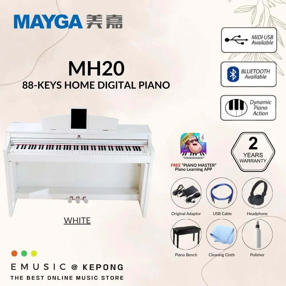 MAYGA MH-20 New 88-Key Digital Piano with Bluetooth Function and ...
