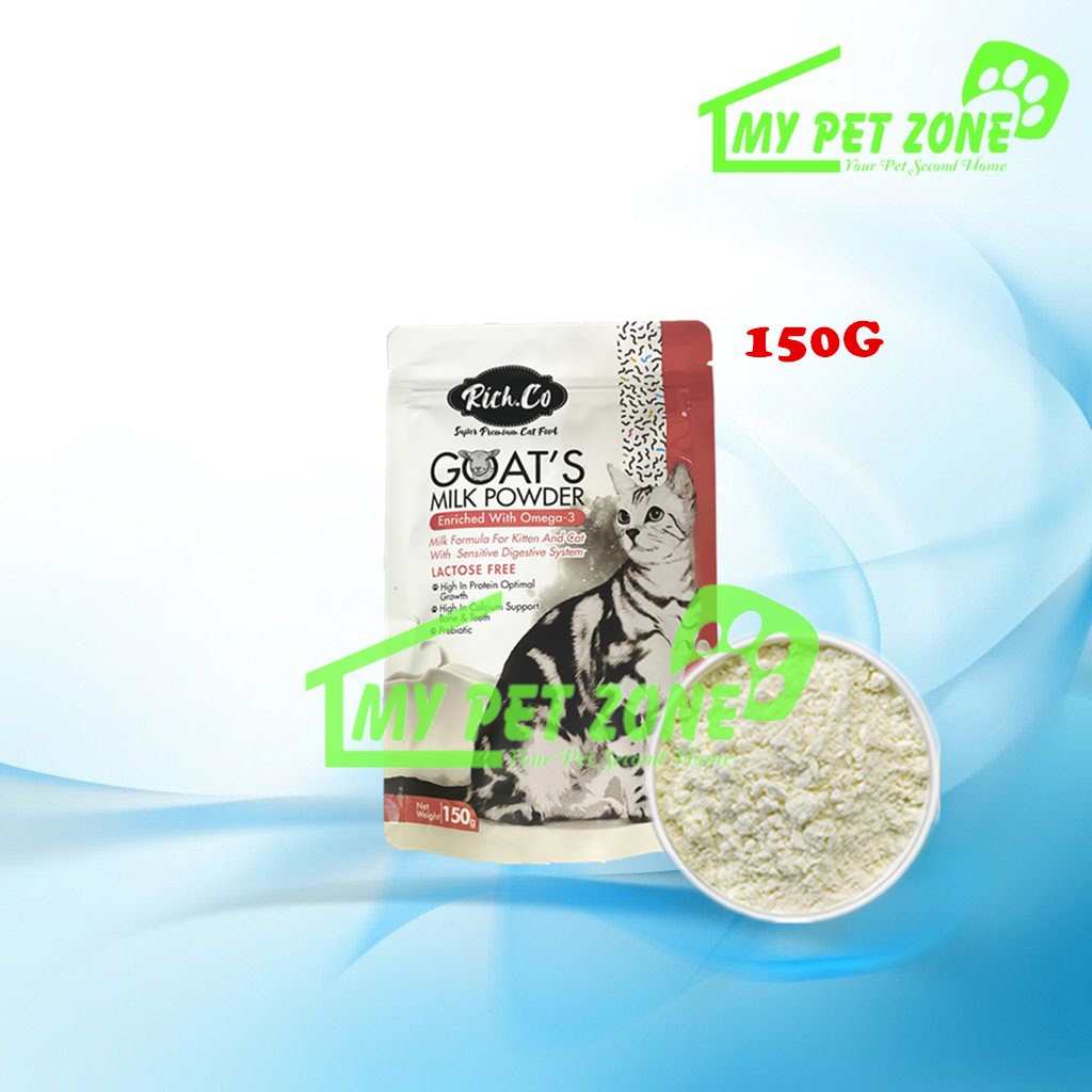 Rich. Co Goat Milk Powder with Omega 3 Kitten Cat Milk / Susu Kambing ...