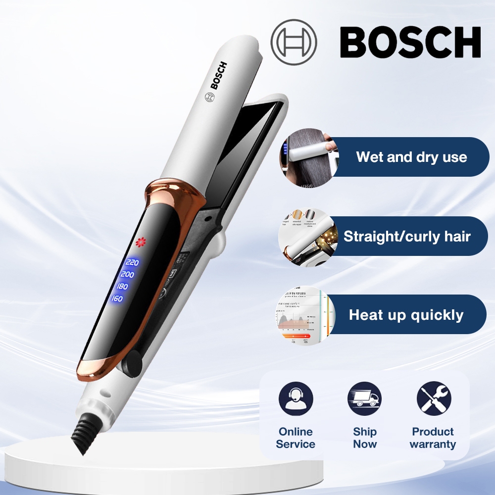 Bosch Hair Straightener Portable Hair Curler 2 In 1 Multi-Styler Tools ...