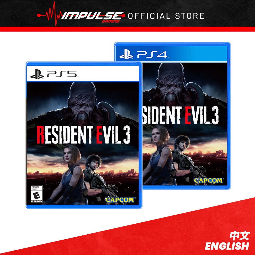 PS4/PS5 Resident Evil | Biohazard 3 Remake Chi/Eng Version 生化危机3 重制版 ...