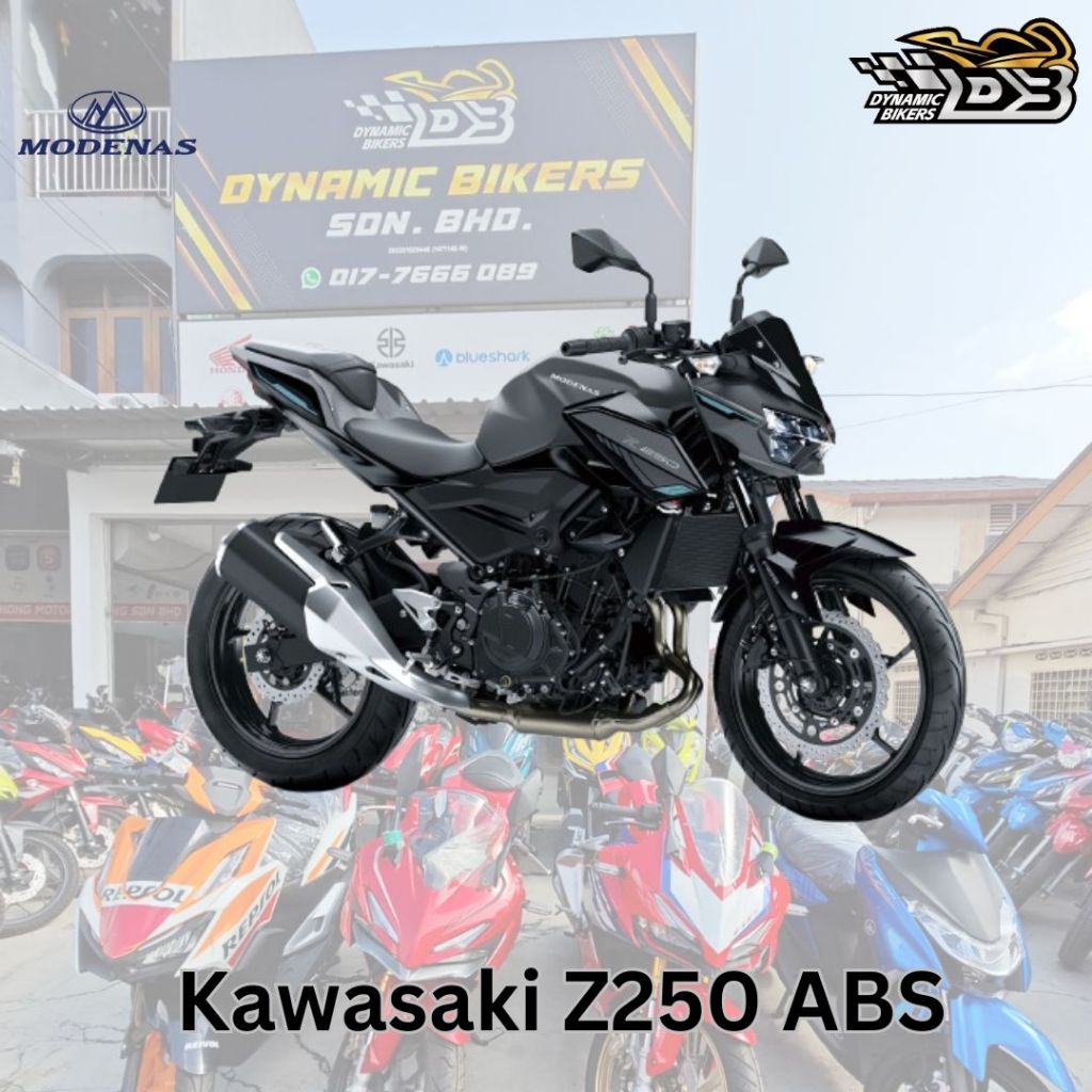 Modenas X Kawasaki Z250 ABS Color Baru | Shopee Malaysia