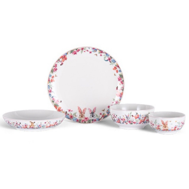 🔥CHRISTMAS SPECIAL🔥 4 Pcs Dinnerware Set Plate Set Pinggan Makan SSF ...