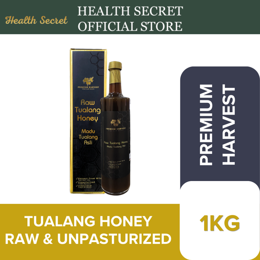 Madu Tualang Asli RAW 1kg by PREMIUM HARVEST [KKM Approved, GMP, HACCP, MeSTI, Unpasturized ...