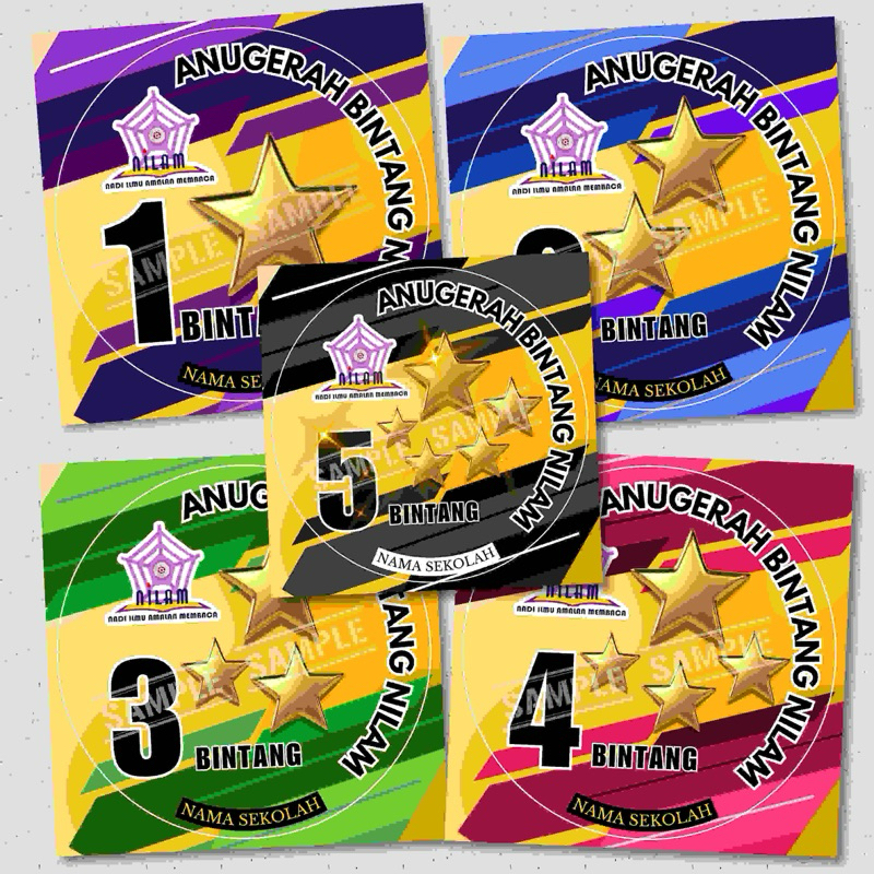 Design Button Badge NILAM Editable Template Canva | Shopee Malaysia