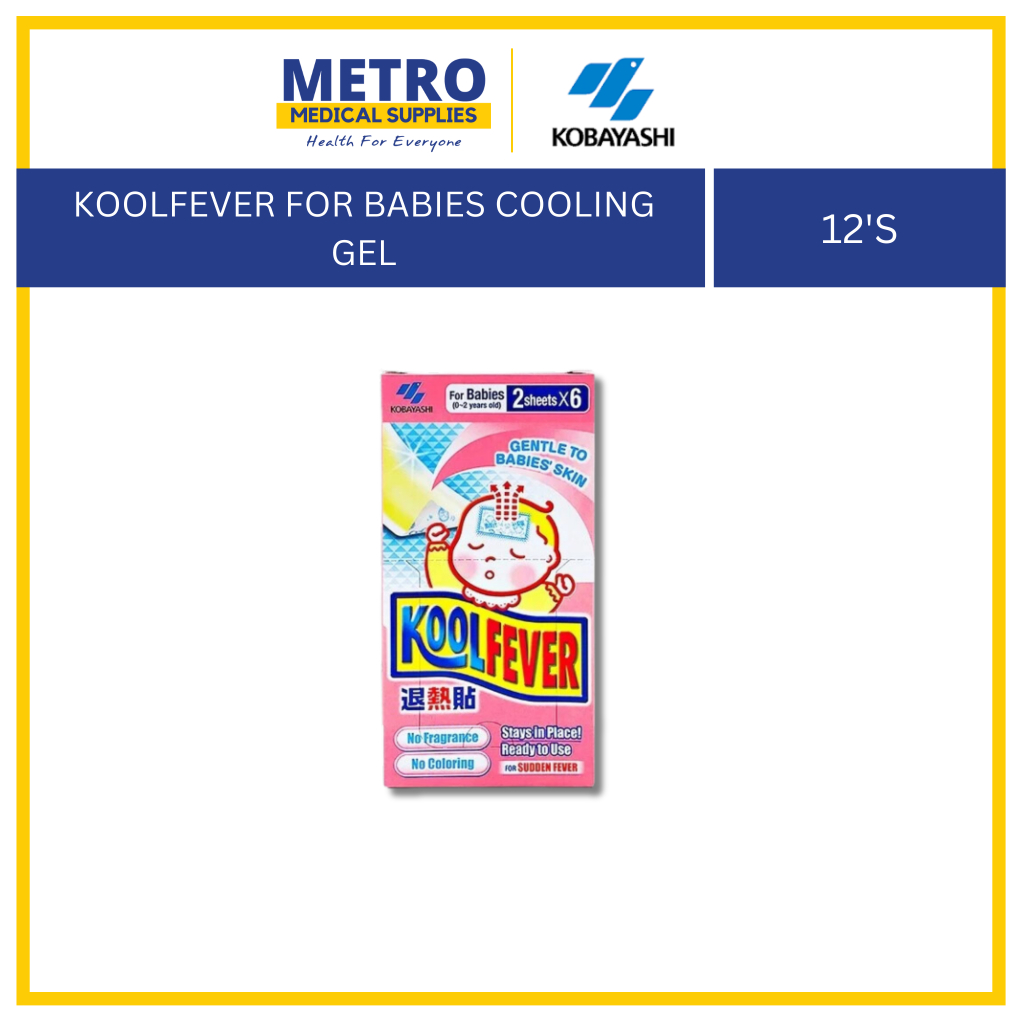 KOOLFEVER For Babies Cooling Gel Sheet 6PCS 12'S | Shopee Malaysia