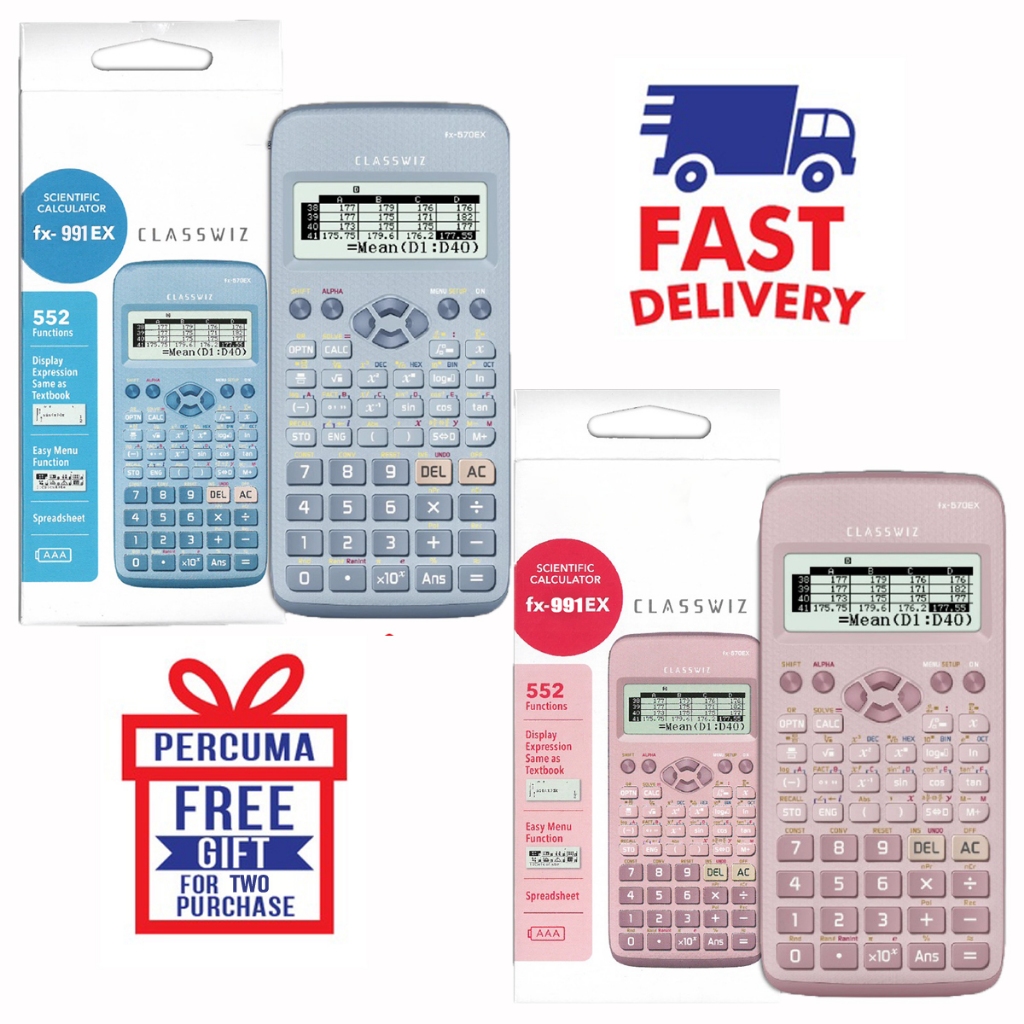 100%🏆 Scientific Calculator Fx-570ex Fx-570ES plus FX-991series Latest ...