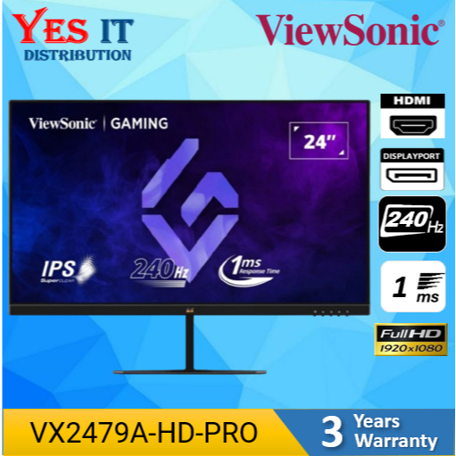 Viewsonic VA2432-H / VX2479A-HD-PRO 24" FHD IPS Frameless Design ...
