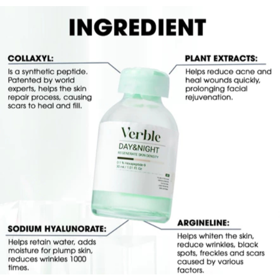 Facial Scar Fading Serum Verble Restore Pore Reduce Dark Spots Brighten ...