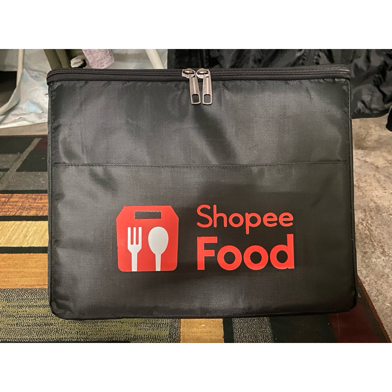 Delivery Bag Shopee Food Blackout Edition | Shopee Malaysia