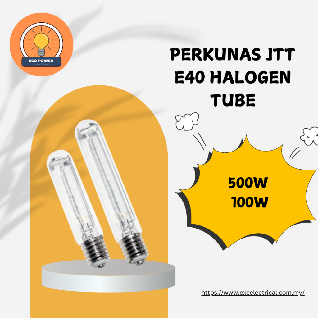PERKUNAS JTT 240V E40 HALOGEN TUBE (500W) (100W) | Shopee Malaysia