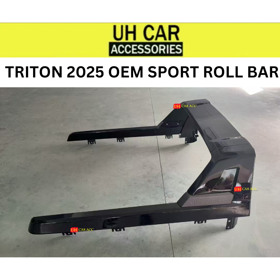 MITSUBISHI TRITON 2025 2026 OEM SPORT ROLL BAR ABS WITH PAINT | Shopee ...