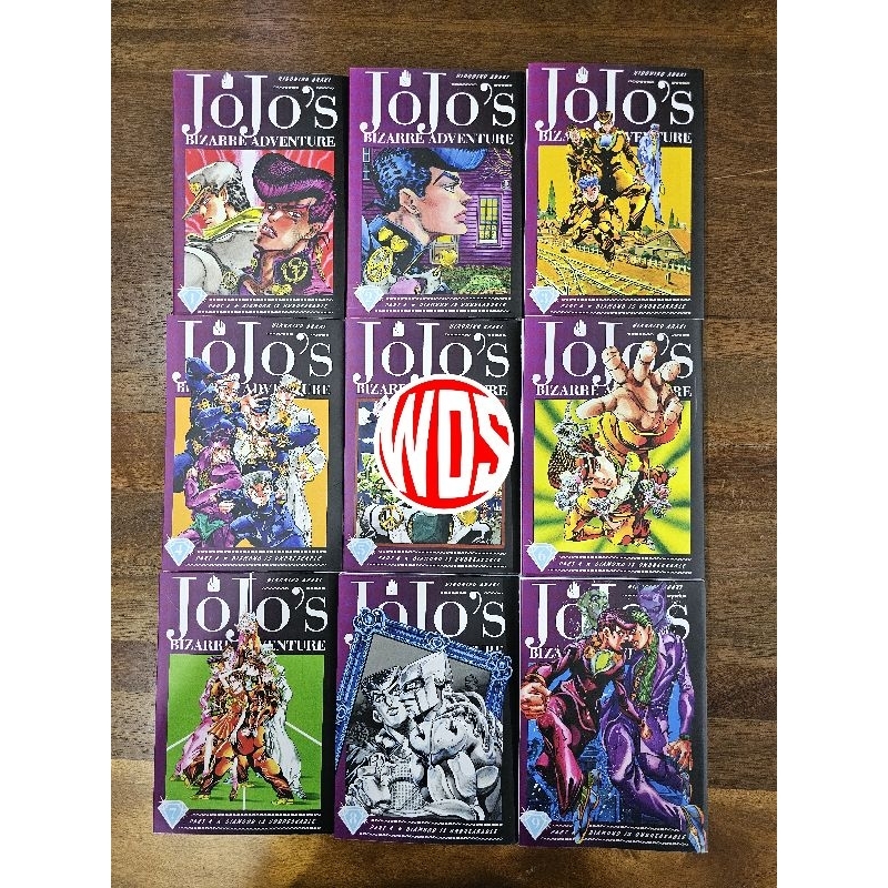 Manga : Jojo's Bizarre Adventure - Part 4 (Diamond is Unbreakable)(Omnibus) volume 1-9 (End ...