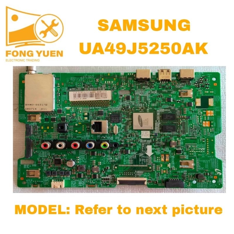 UA49J5250AK SAMSUNG 49" SMART TV MAIN BOARD UA49J5250AK | Shopee Malaysia