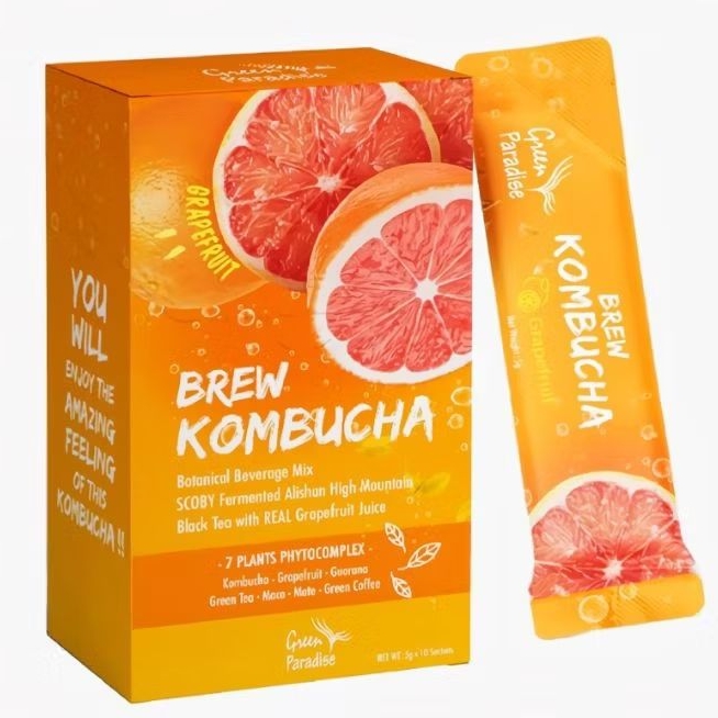 Brew Kombucha Probiotic Botanical Beverage Mix 5g x 10s x 1 Box ...