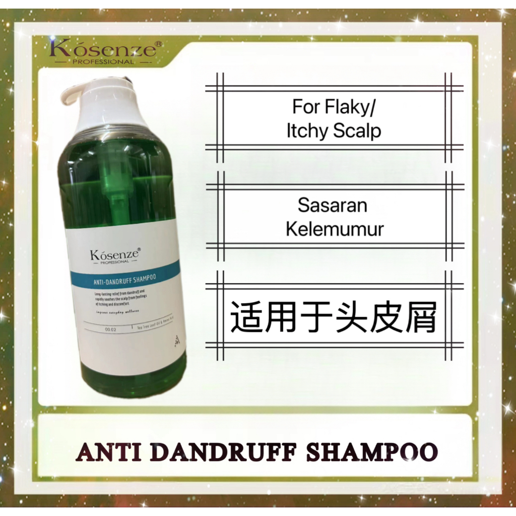 KOSENZE ANTI DANDRUFF SHAMPOO 300ml & 1000ml | Shopee Malaysia