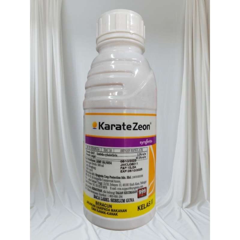PROMOSI Karate Zeon 500ml Racun Serangga Ulat Dan Pengorek Batang ...