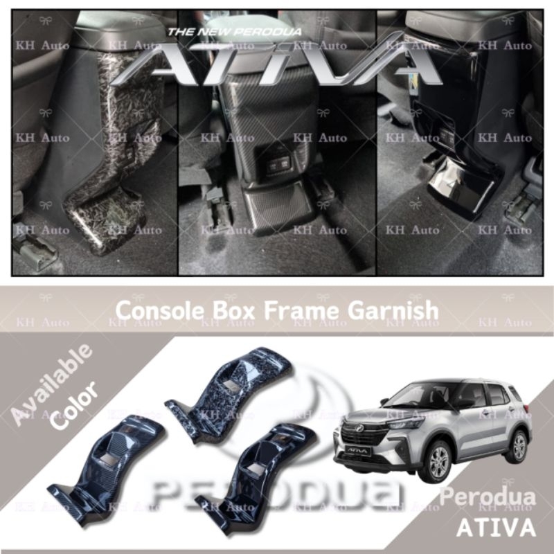 Perodua Ativa Console Box Frame Garnish Carbon Design Interior ...