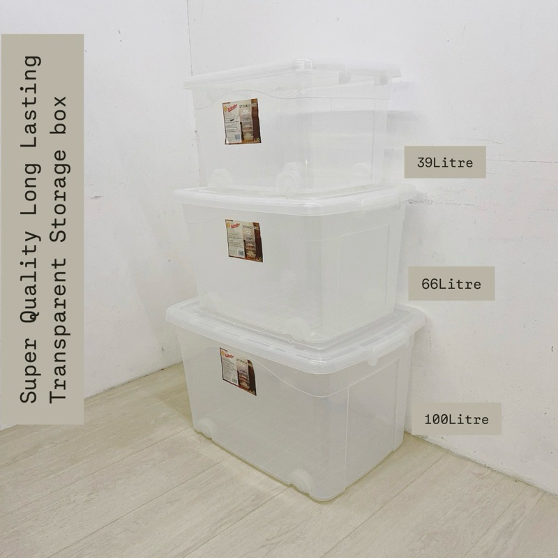 STORAGE BOX WITH WHEELS | KOTAK SIMPANAN RODA | STORAGE ORGANISER ...