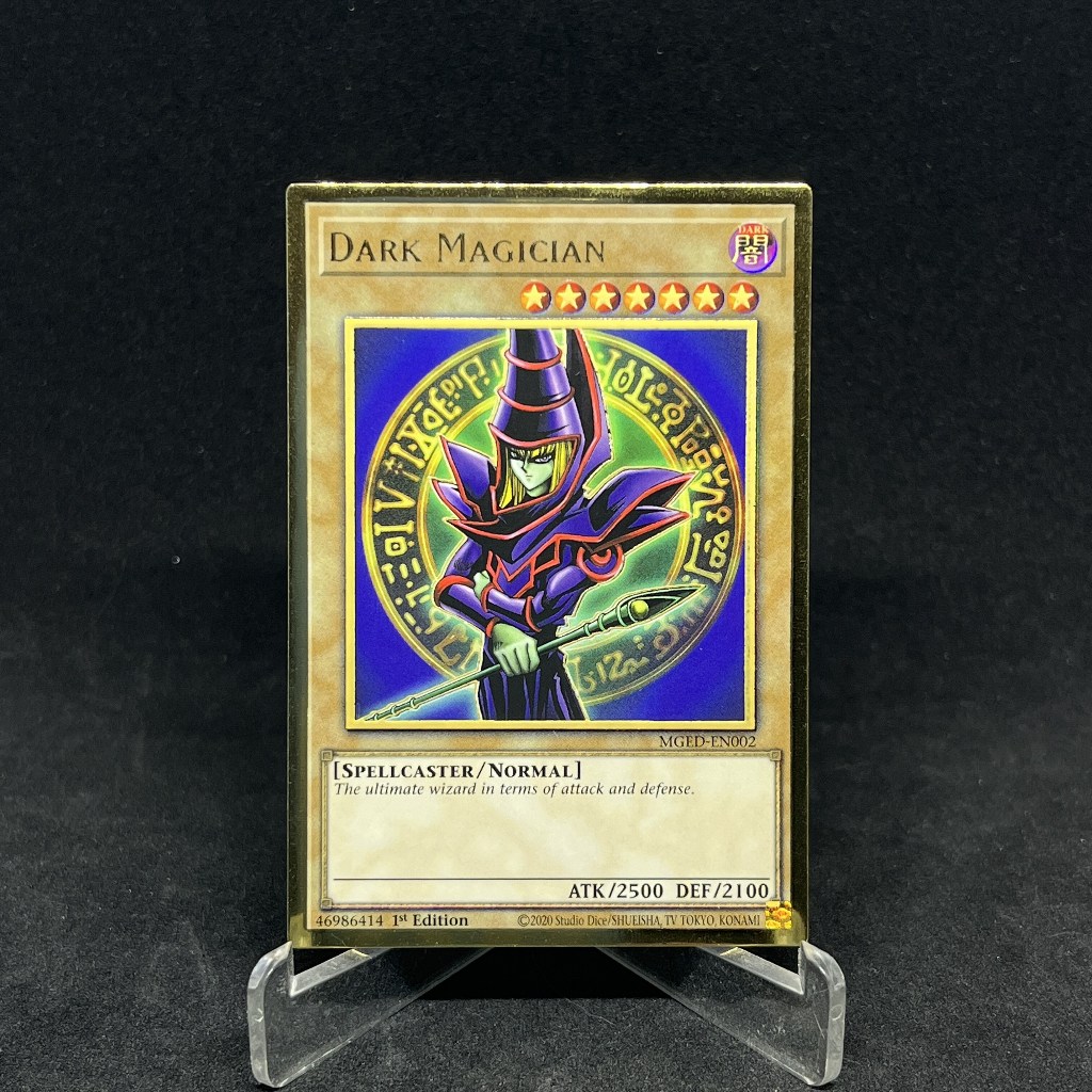 YUGIOH - Dark Magician - Gold Rare ( MGED-EN002 ) [ JY CARD TRADING ] | Shopee Malaysia