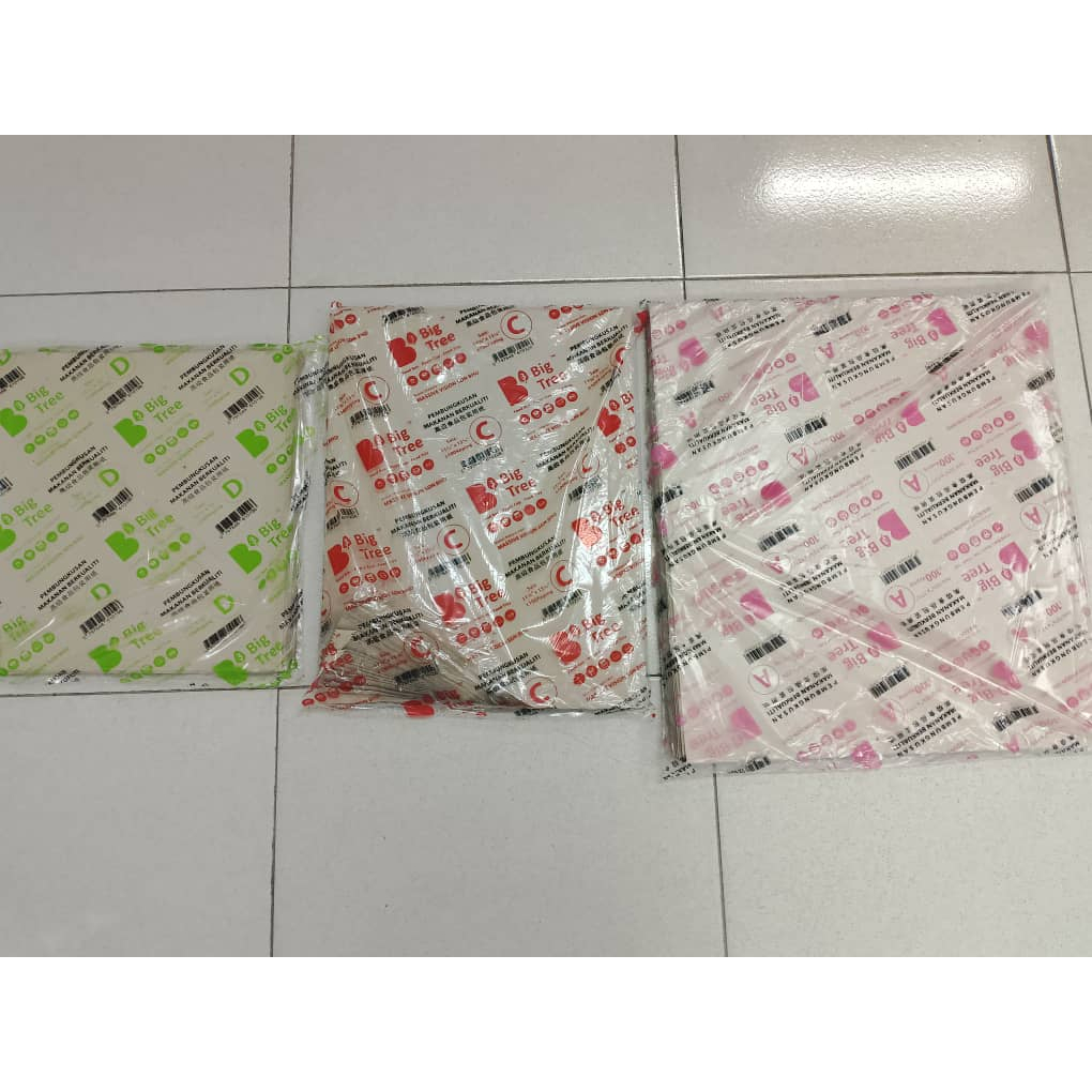 HAWKER PAPER/ BROWN COKLAT/ KERTAS MINYAK/ FOOD PACKAGING KRAFT PAPER ...