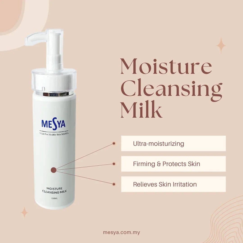 MESYA MOISTURE CLEANSING MILK (150ml) | Shopee Malaysia
