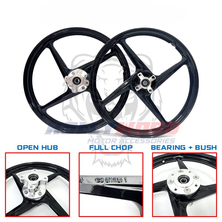 SPORT RIM CUSTOM LCV8 LC5S 125ZR OPEN HUB SP522 6'BATANG 4'BATANG 3'BATANG ENKEI | Shopee Malaysia
