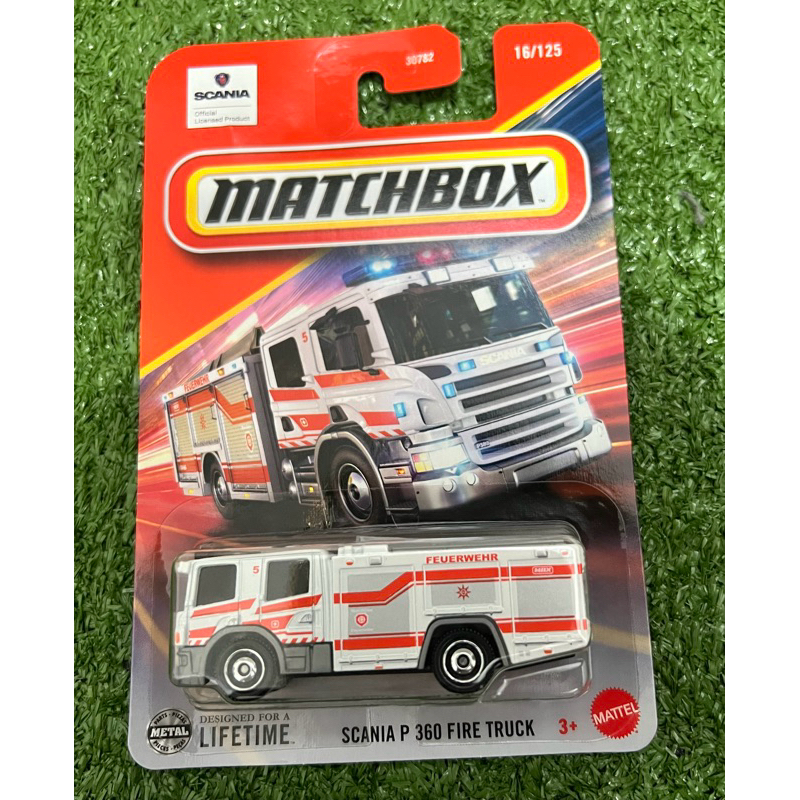 Matchbox MBX Scania P 360 Fire Truck Mix C & D 2025 | Shopee Malaysia