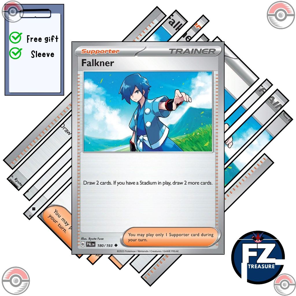 Pokémon TCG Falkner - 180/193 (PAL) [ENG Trainer] [FZ Treasure ...