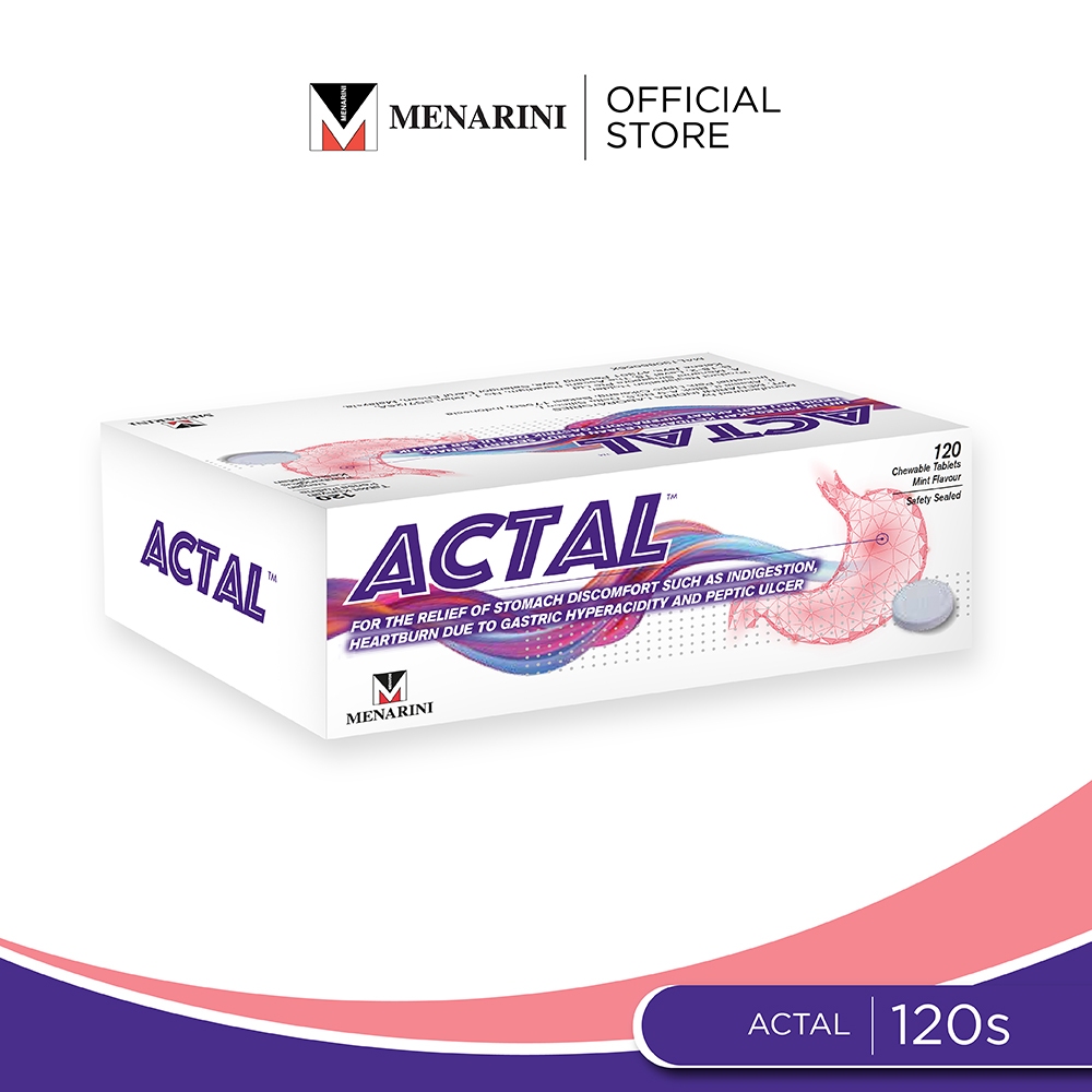 Actal Anti-Acid Tablets 120's | Shopee Malaysia