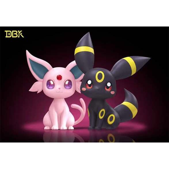 DBK Studio - Cute Espeon & Umbreon Pokémon Series Resin Statue GK Anime ...