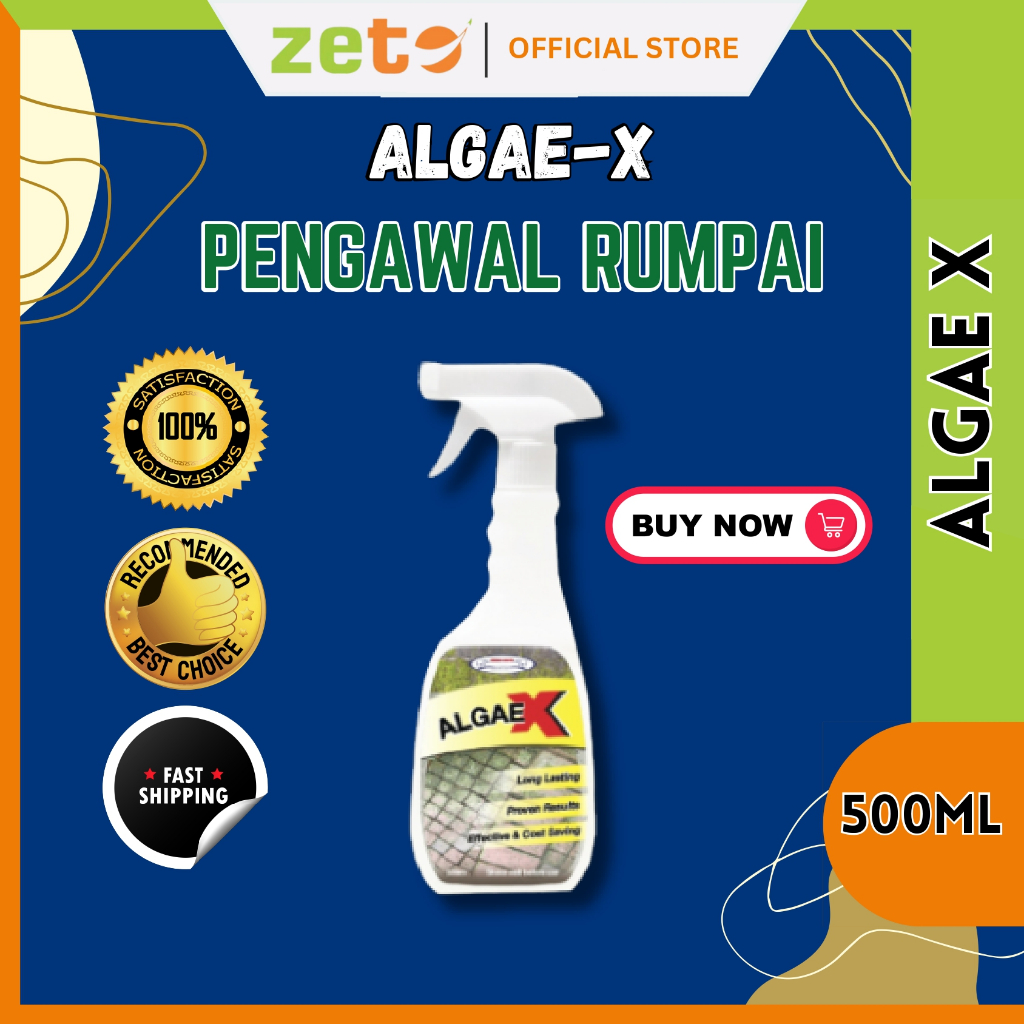 Penyingkiran Algae Remover Spray Buang algae berkesan Botol Spray 500ML ...