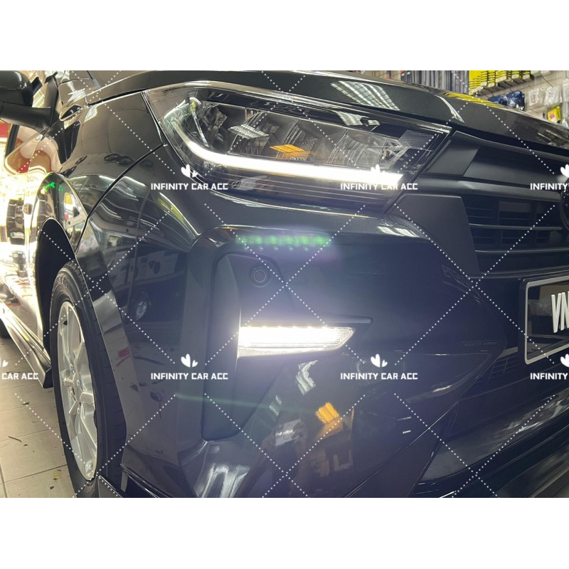 Perodua Axia 2023 2024 DLAA Daylight Led DRL Fog Lamp | Shopee Malaysia