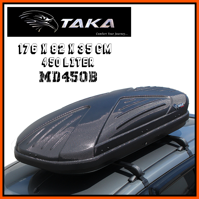 TAKA MD-450BB Bubble Design Car Roof Box [Special Edition] [XL Size ...