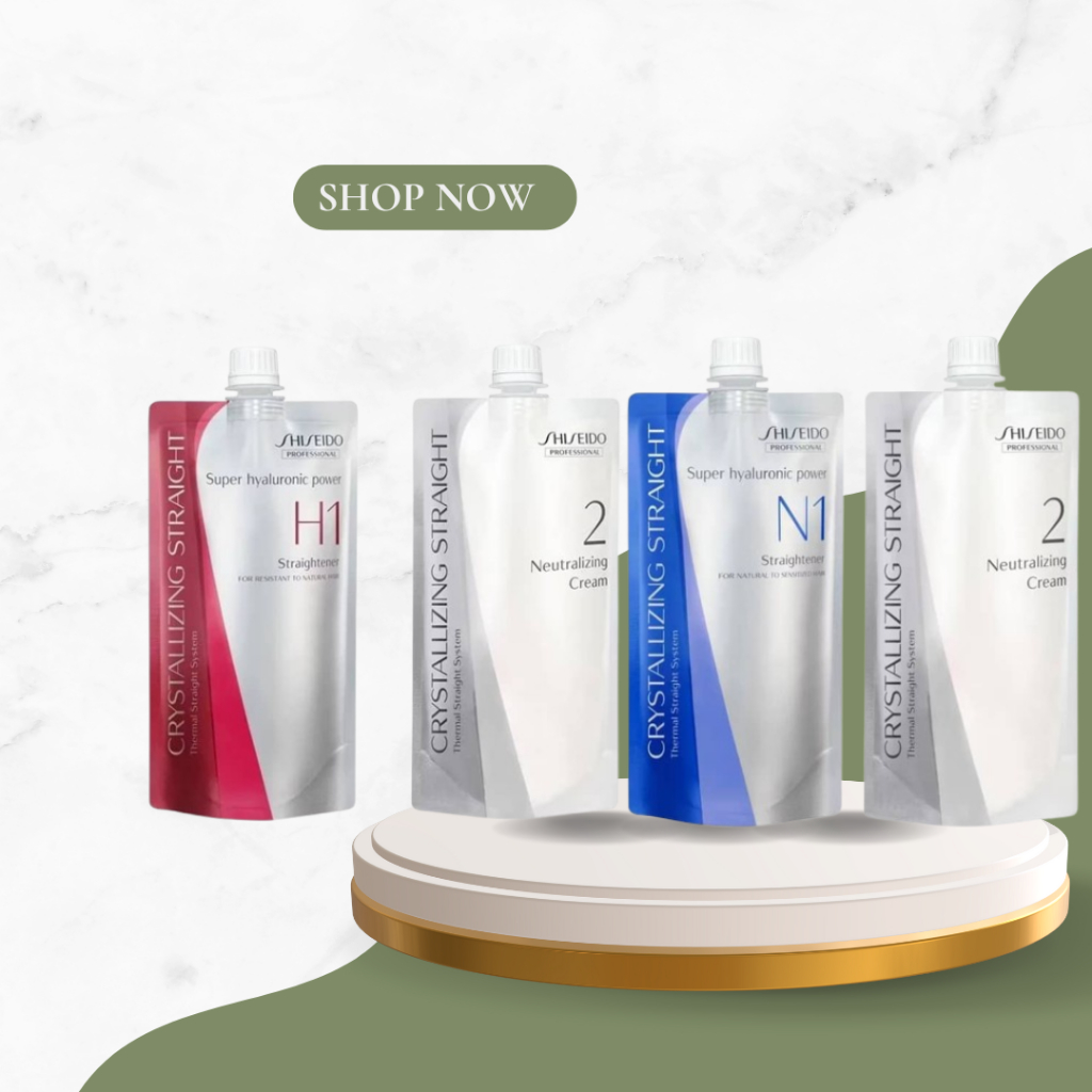 Shiseido Professional Crystallizing Straight Hair rebonding Cream ubat ...