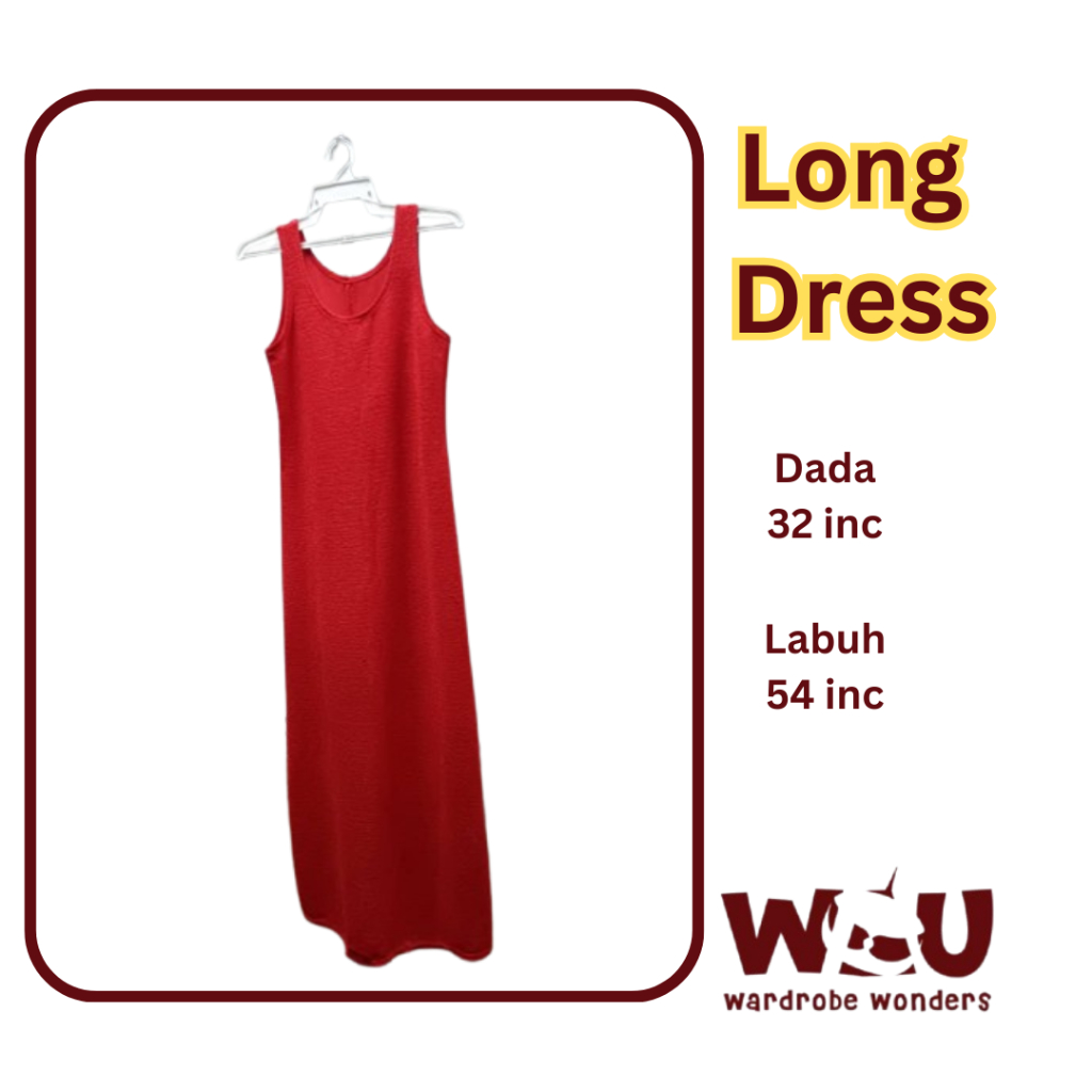 Dress Women/Long Dress/Dress Party (Preloved/Bundle) | Shopee Malaysia