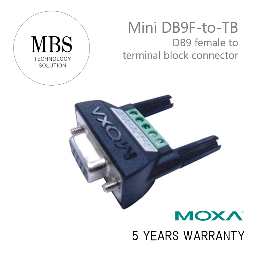 MOXA Original Brand New Mini DB9F-to-TB_DB9 female to terminal block ...