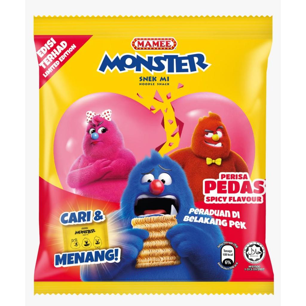 Mamee Monster Snack Hot & Spicy Family Pack Assorted Flavor | Shopee ...