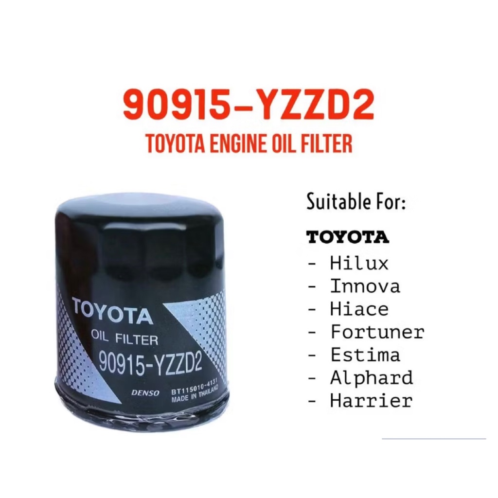 TOYOTA OIL FILTER 90919-YZZD2 | Shopee Malaysia