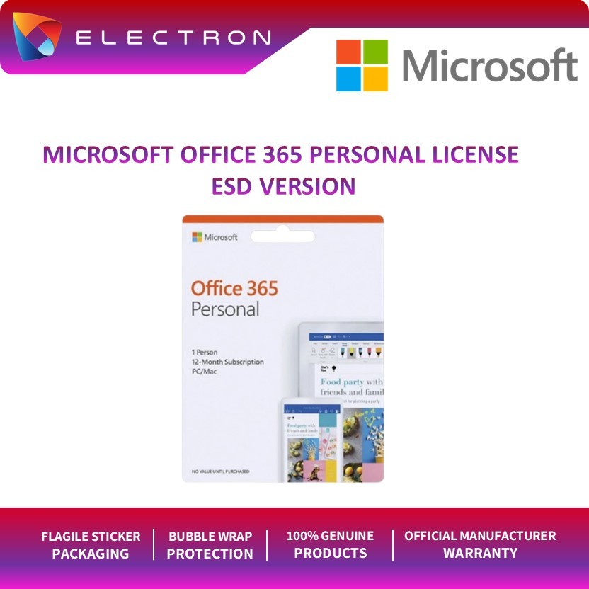 Microsoft Office 365 Personal (1 User) - ESD Version | Shopee Malaysia