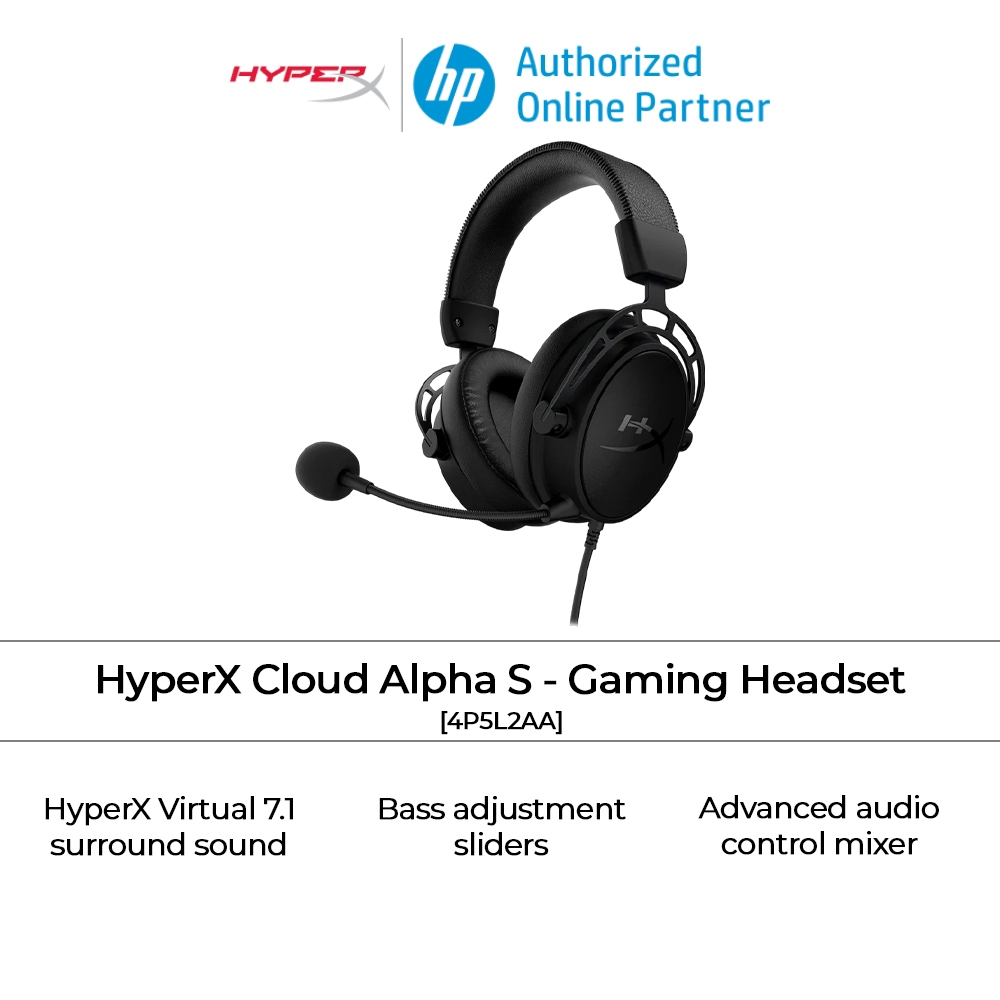 HyperX Cloud Alpha S Gaming Headset [4P5L2AA] | Shopee Malaysia