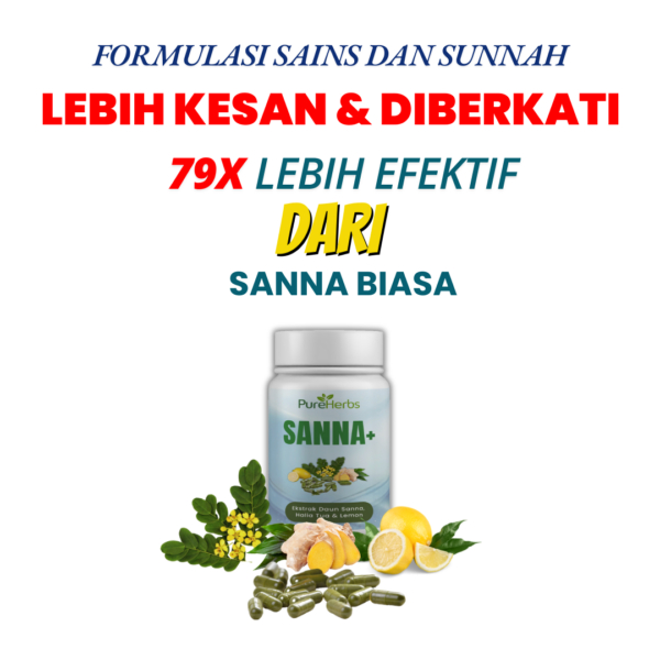 PureHerbs Sanna+ Ekstrak Daun Sanna , Halia Tua & Lemon Sanna Plus | Shopee Malaysia