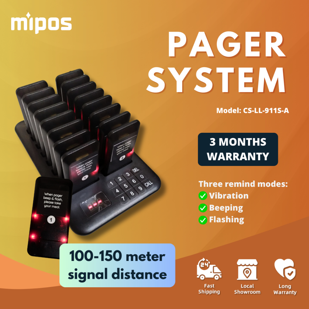 Restaurant Pager Paging Wireless Calling System I 16 Pagers Wireless ...