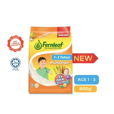 FERNLEAF Multigrain Milk Powder for Children 1 - 3 years (800g ...