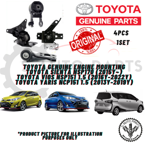 TOYOTA SIENTA NSP170 / VIOS NSP151 / YARIS NCP151 100% ORIGINAL TOYOTA ...