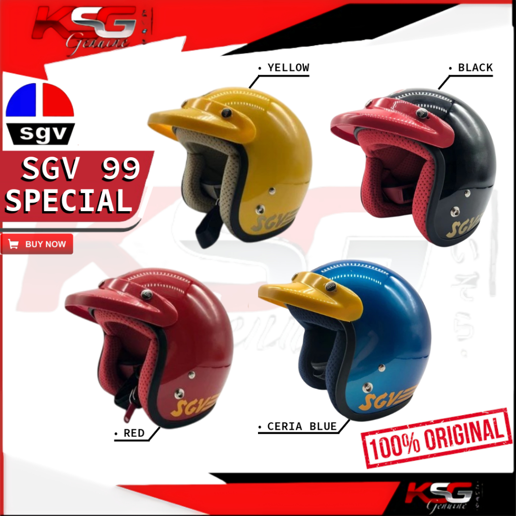 SGV 99 SPECIAL HELMET WITH SIRIM APPROVED 100% ORIGINAL HELMET ...