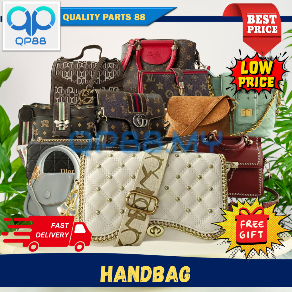Leather Handbag Murah Cantik High Quality Design Beg Tangan Wanita ...