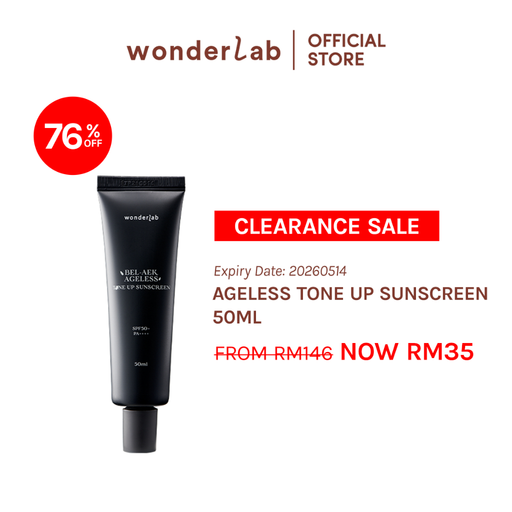 [CLEARANCE SALE | Up to 76% off] Wonderlab Ageless Tone Up Sunscreen ...