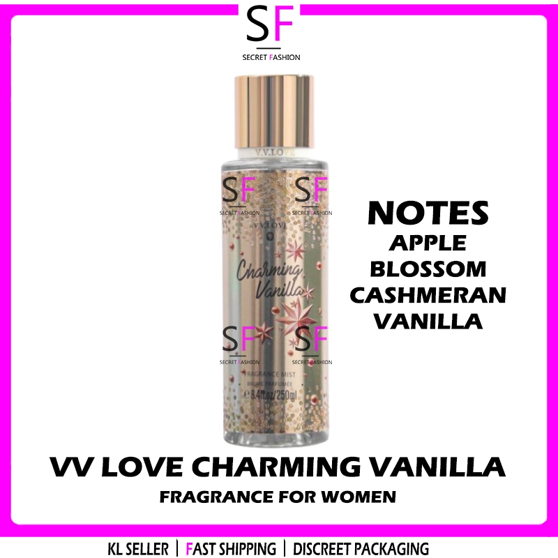 VV LOVE Charming Vanilla Fragrance For Women Night Lure Aromatic Woody Men Fragrance Mist EDT ...
